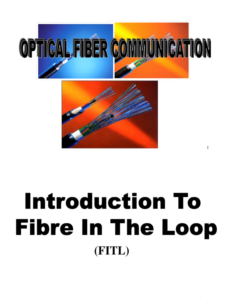 Installation & Maintenance FOC | PDF | Optical Fiber | Fiber To The X
