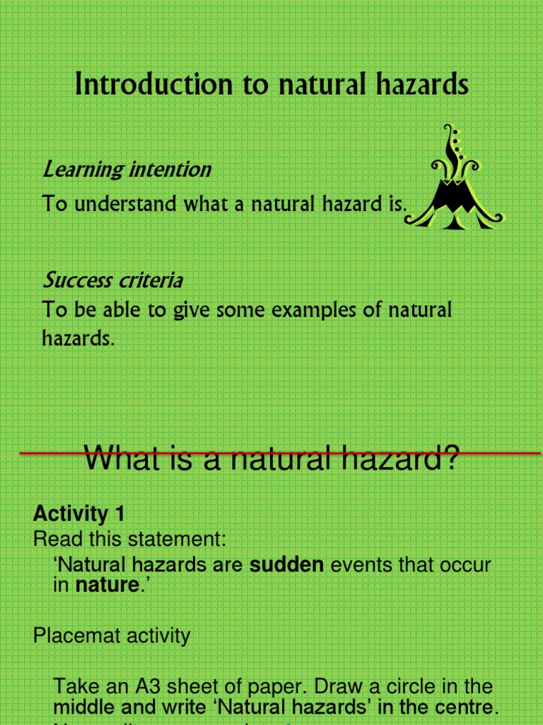 Understanding Natural Hazards Basics | PDF | Self-Improvement | Wellness