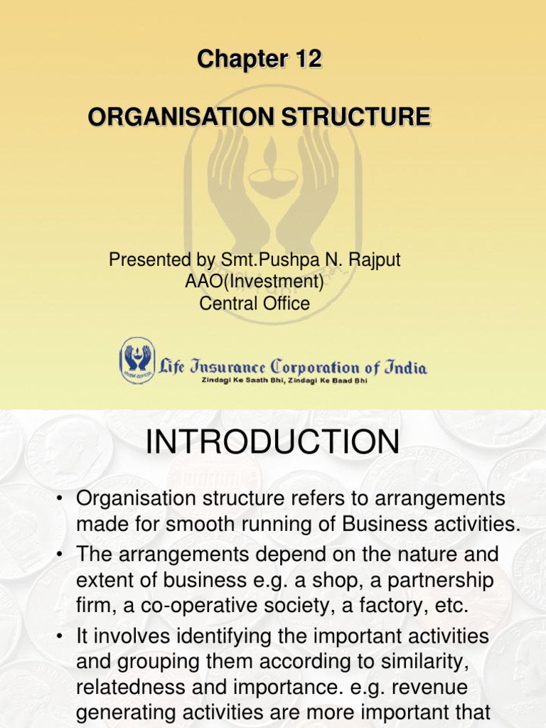 Organisation Structure of LIC | PDF | Actuary | Actuarial Science