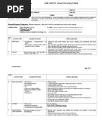 JHA For PWHT Work | PDF