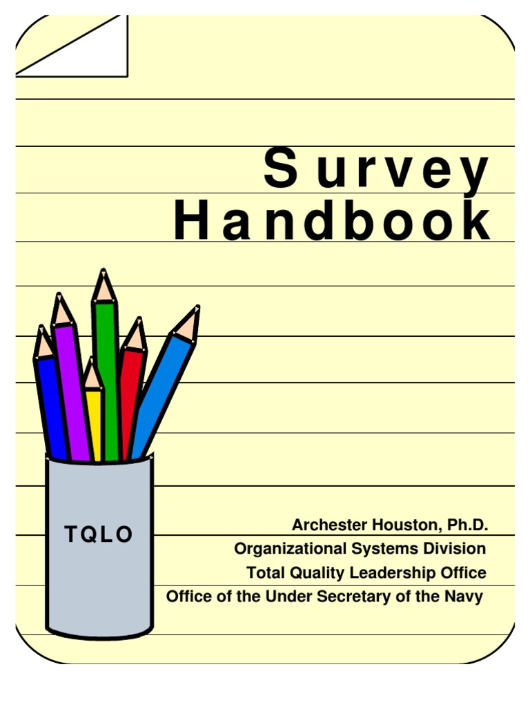 Survey Handbook | Survey Methodology | Statistics