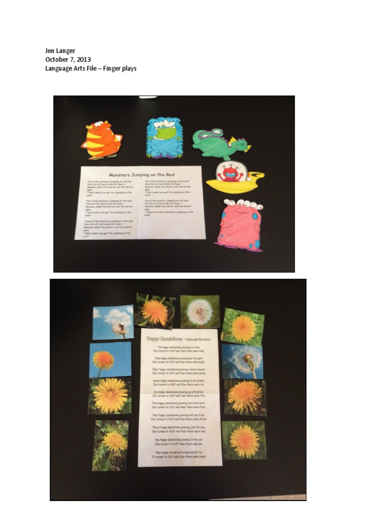Finger Plays | PDF