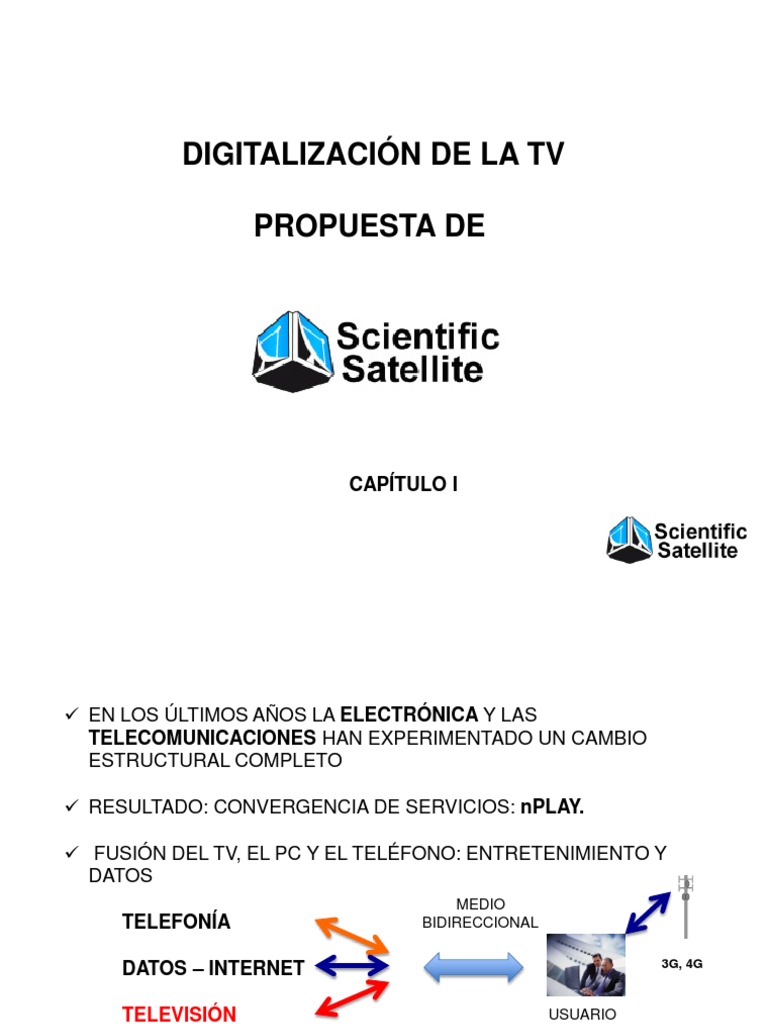 Digitalización de la Televisión Actual | PDF | Televisión | Iptv