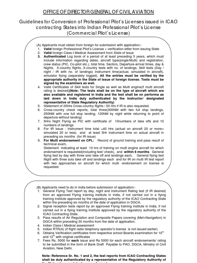 CPL Conversion Flowchart-Www - Victortango.in | PDF