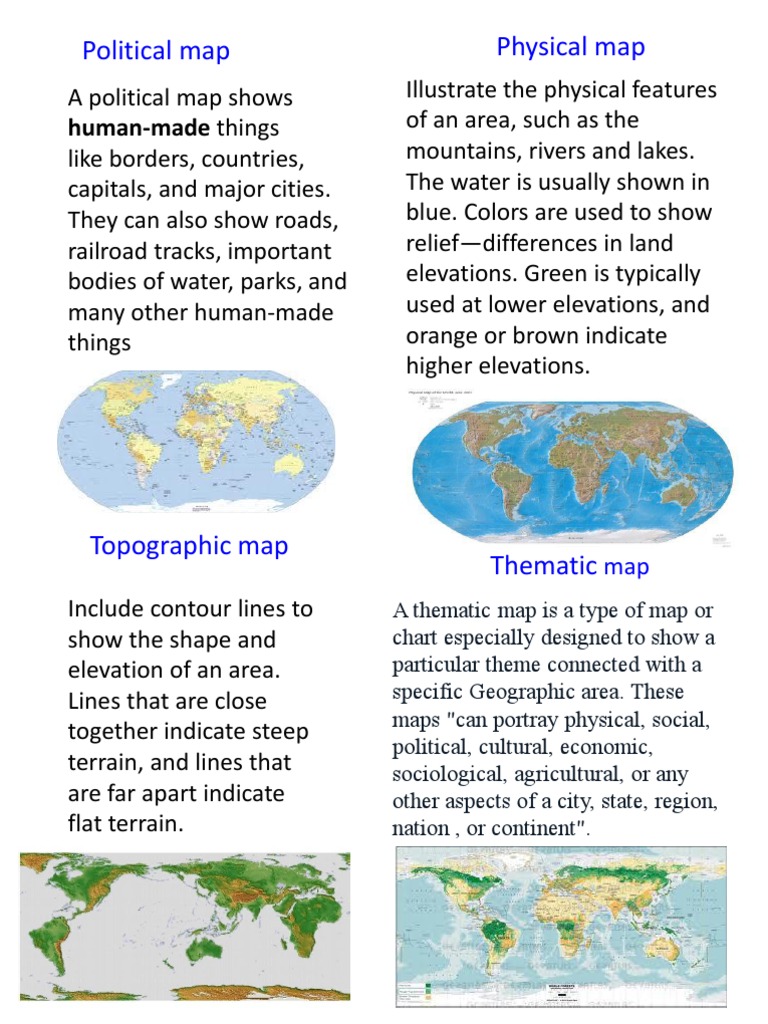Types of Maps | PDF | Travel | History