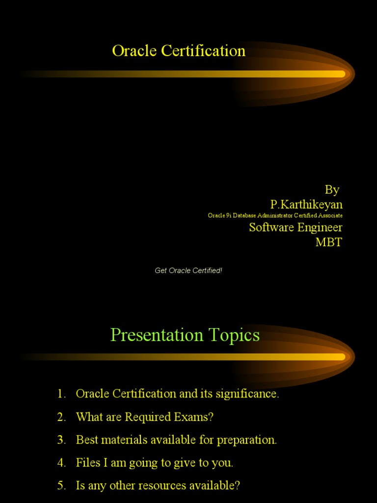 Oracle SQL Certification Guide | PDF | Oracle Database | Sql