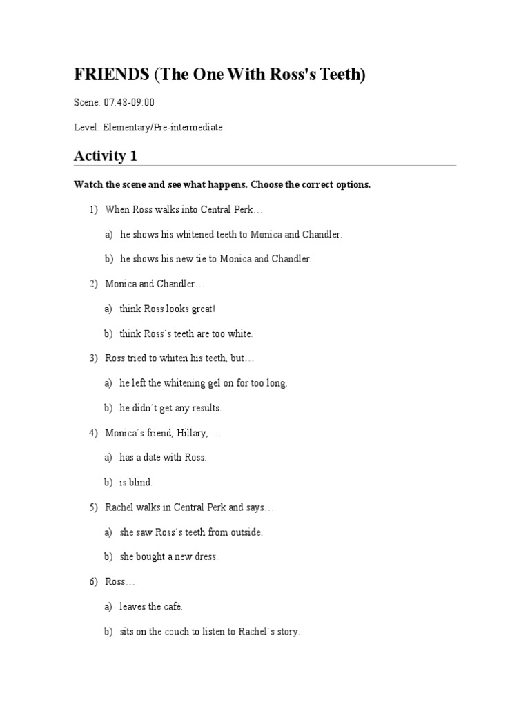 English Practice with Friends | PDF