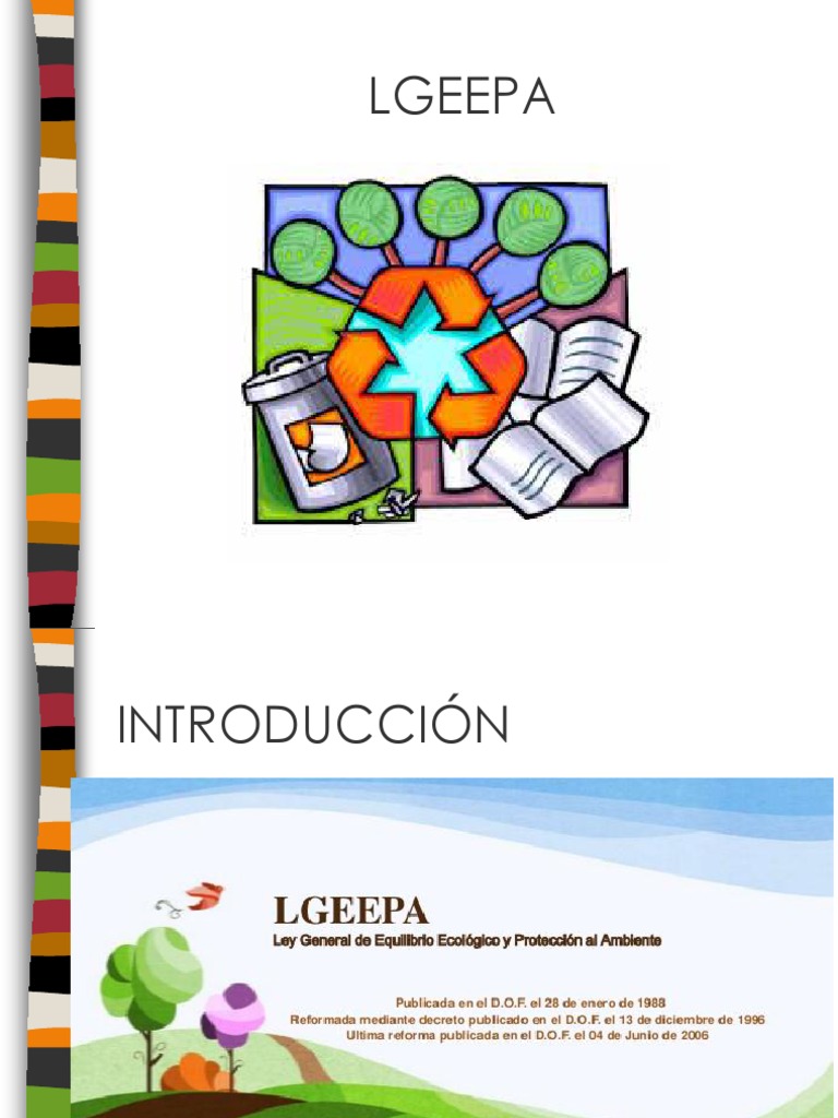 LGEEPA | PDF | Sustentabilidad | Ecología