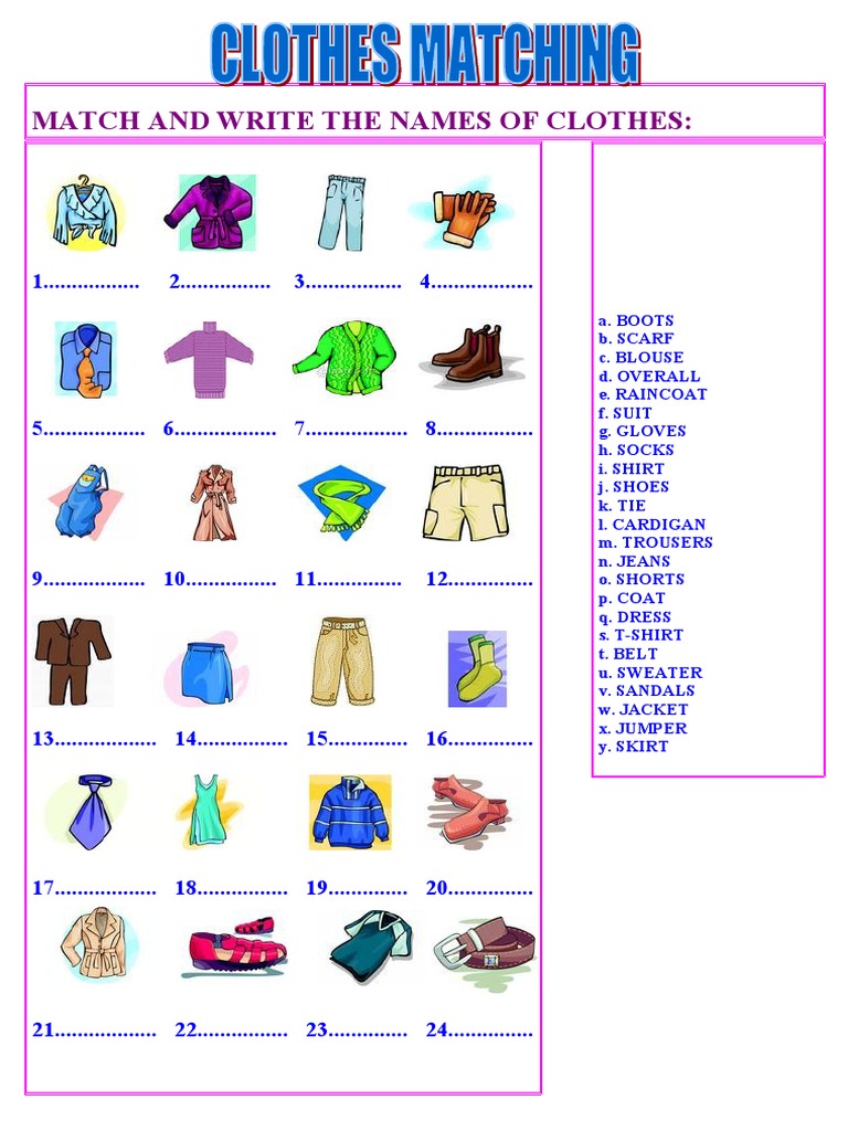 Clothes Matching | PDF