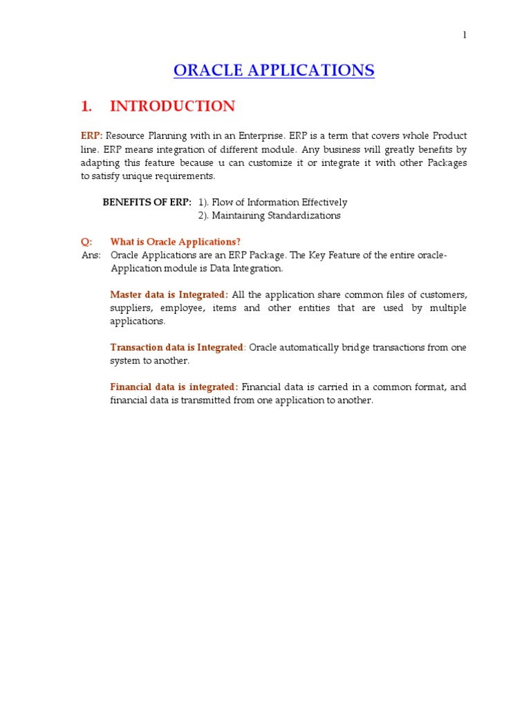 Oracle Apps Technical Manual | PDF | Oracle Database | Enterprise Resource Planning