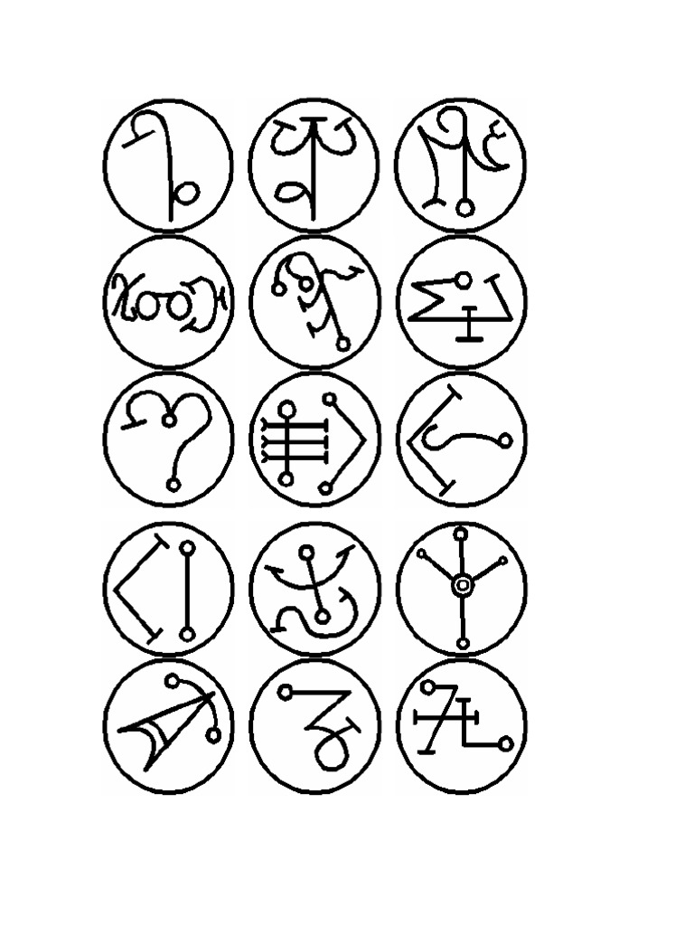 Necronomicon Spell Book Symbols | PDF