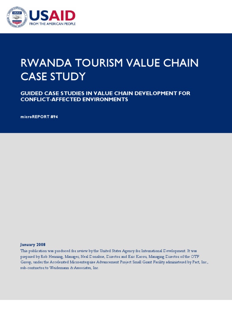 MR 94 - Rwanda Tourism Value Chain Case Study | PDF | Hutu | Rwanda