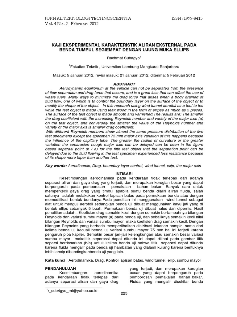 Bilangan Reynold | PDF
