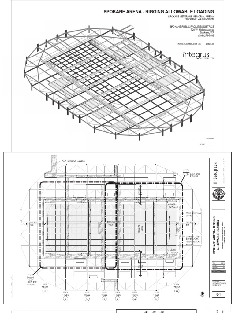 Spokane Arena Rigging Load Specifications | PDF