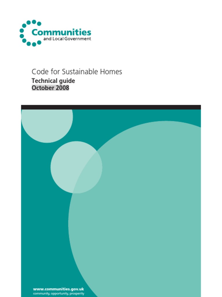 Code For Sustainable Homes Techguide | PDF | Sustainability | Air Pollution
