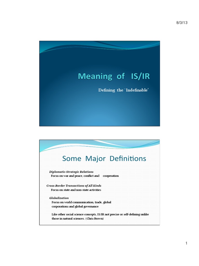 Some Major Defini - Ons: Defining The 'Indefinable' | Download Free PDF ...