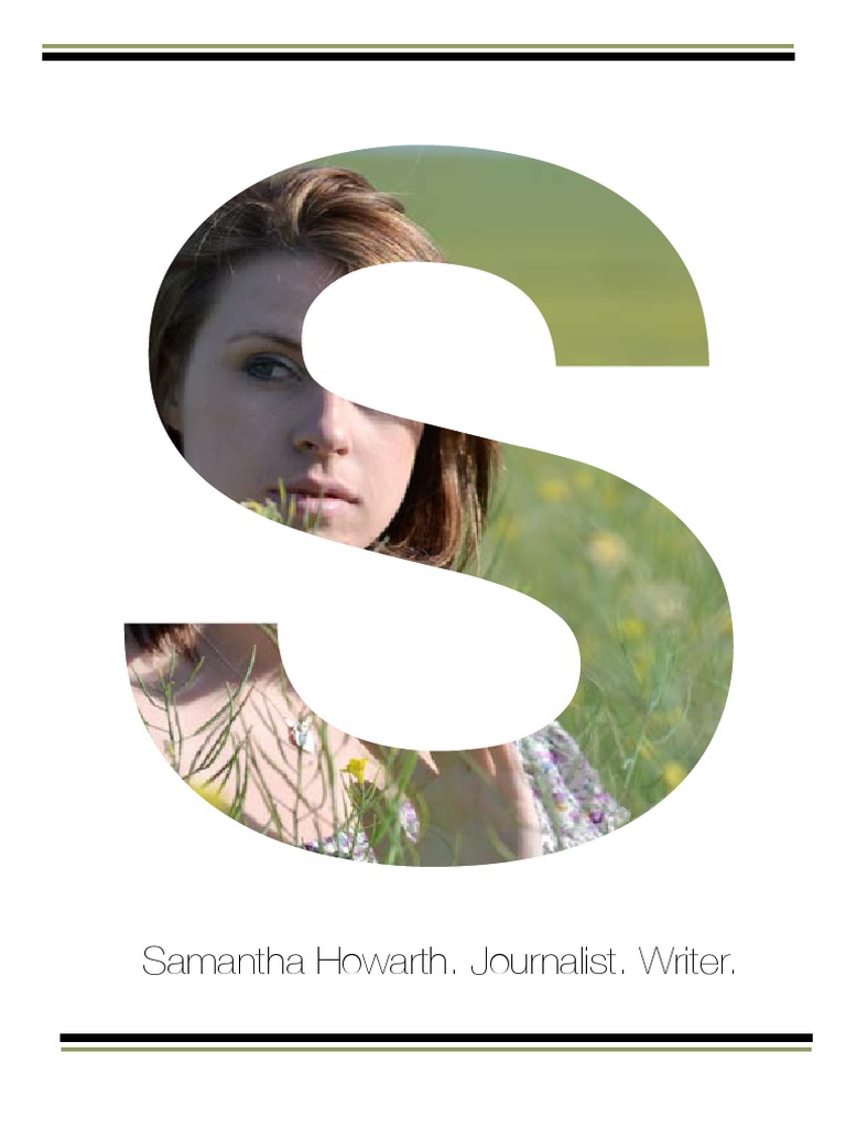 Sam Howarth Portfolio | PDF | Journalism | Communication