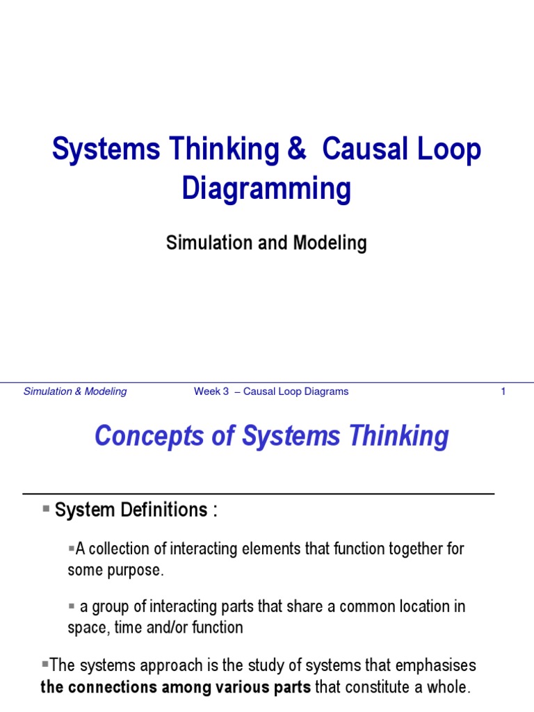 L2-SD Systems Thinking & Causal Loop Diagramming | PDF | Positive Feedback | Causality