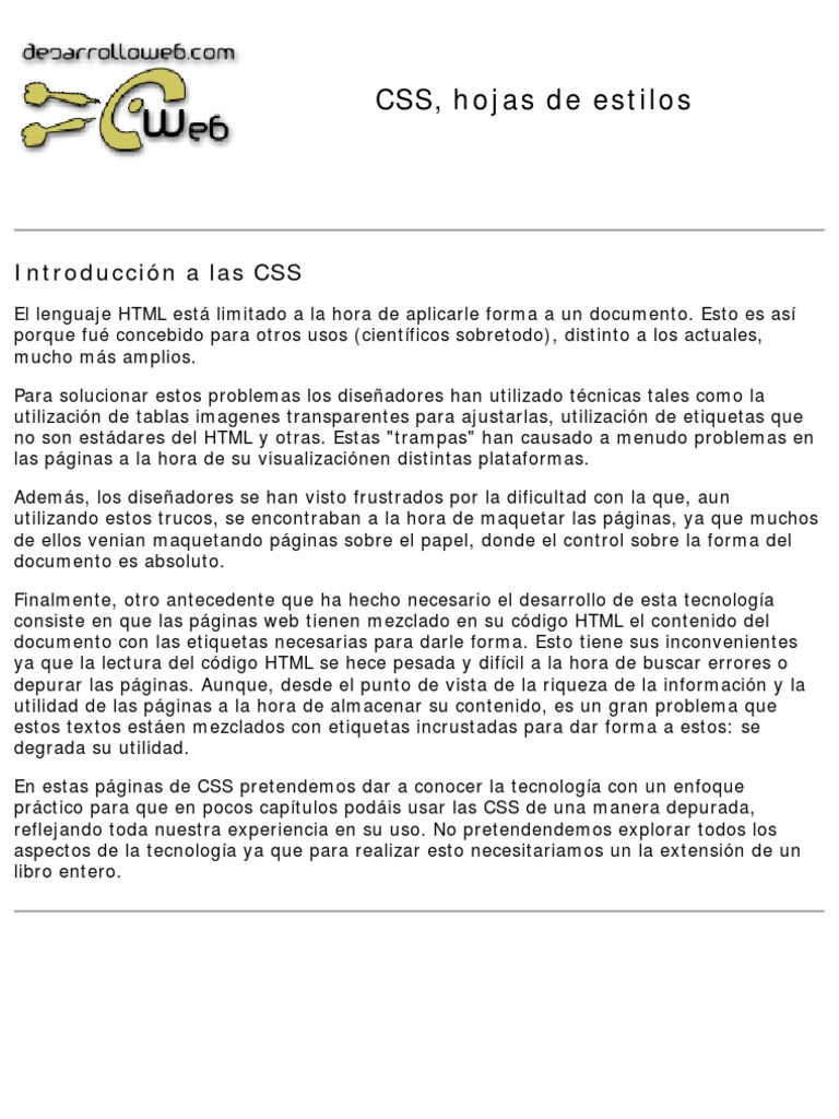 Manual de Css | PDF