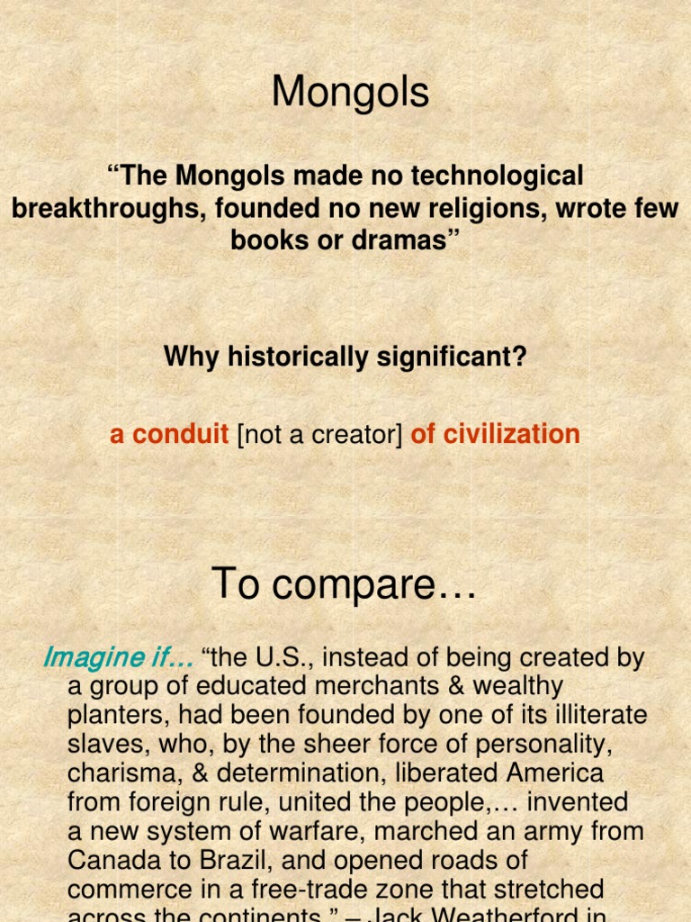 The Mongols PDF | PDF | Genghis Khan | Mongol Empire