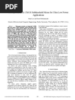 Design of Single and Double Balanced Gilbert Cell Mixer Using CMOS ...
