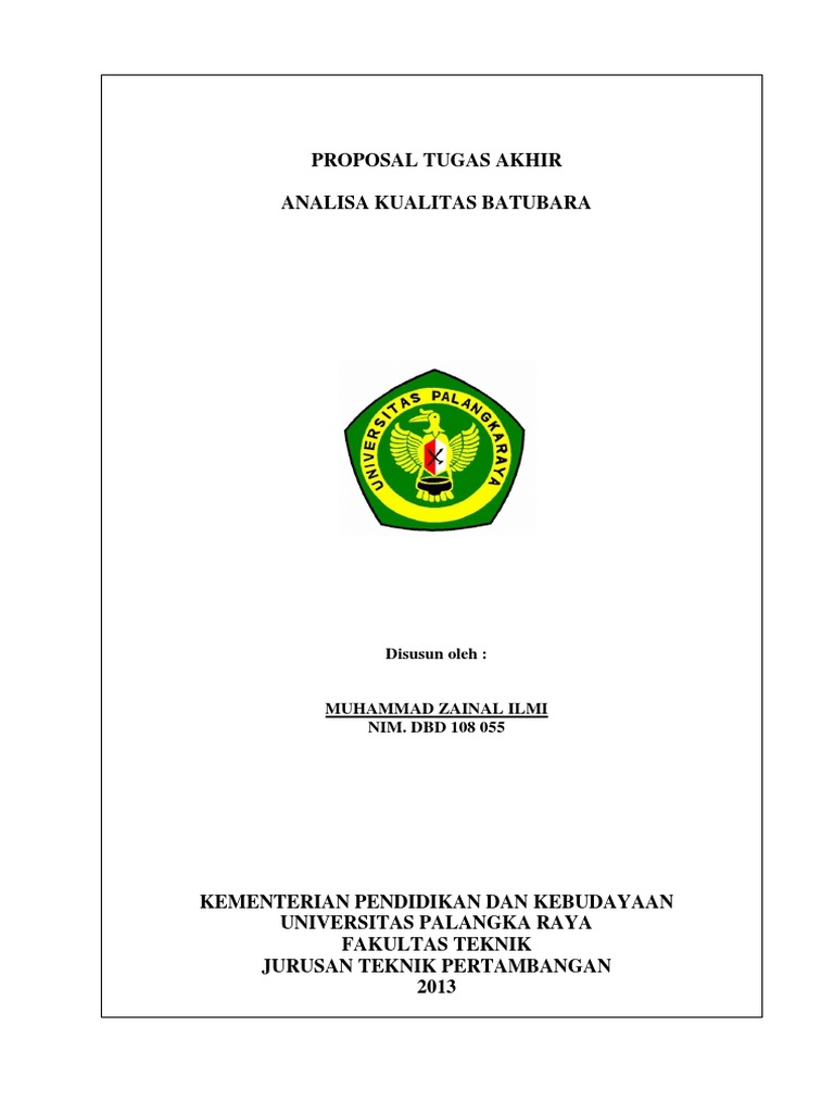 Proposal Tugas Akhir | PDF