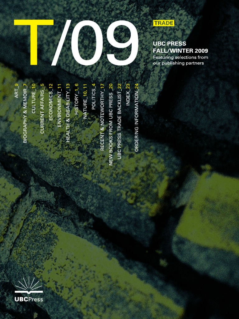 UBC Press Trade Catalogue Fall 2009 | PDF | British Columbia | Canada