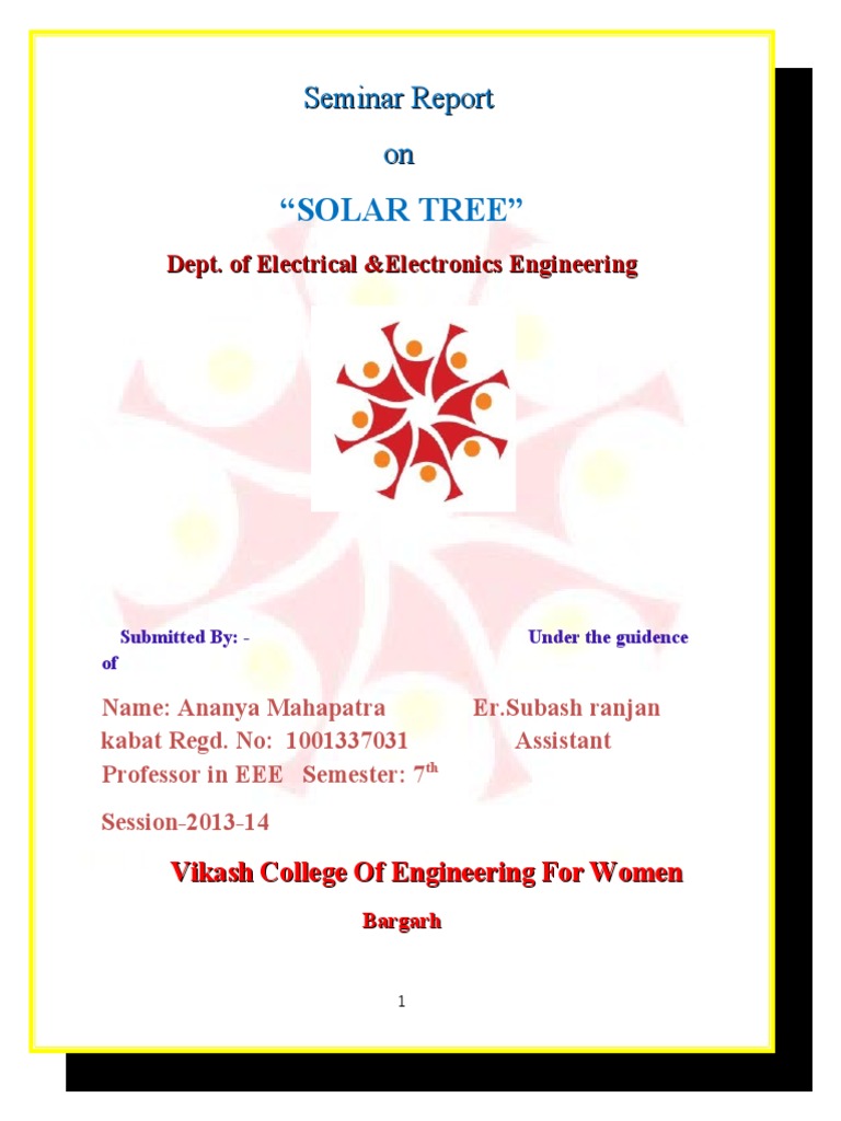 Solar Tree | PDF | Solar Energy | Photovoltaics