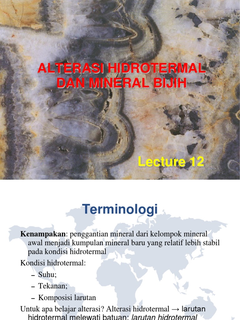 Bab 12 Alterasi Hidrotermal Dan Mineral Bijih | PDF | Ilmu Sosial | Seni