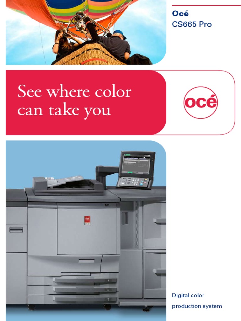 See Where Color Can Take You: Océ CS665 Pro | Download Free PDF ...