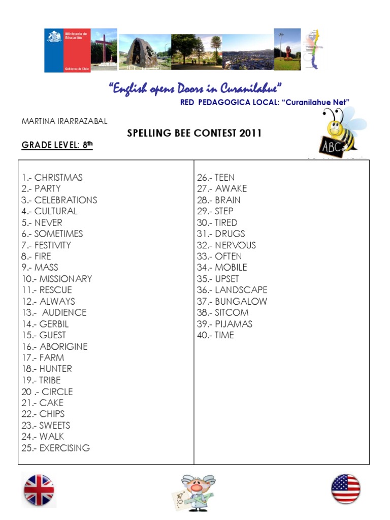 Spelling Bee Words All Levels | PDF