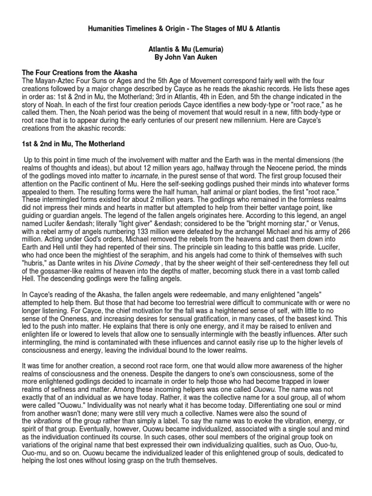 Humanities Timelines | PDF | Lilith | Kundalini