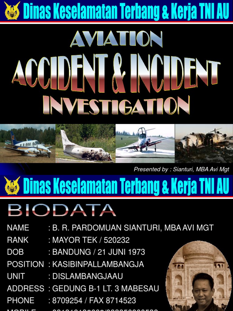 Aviation Accident Investigation | PDF | Flight Recorder | National ...