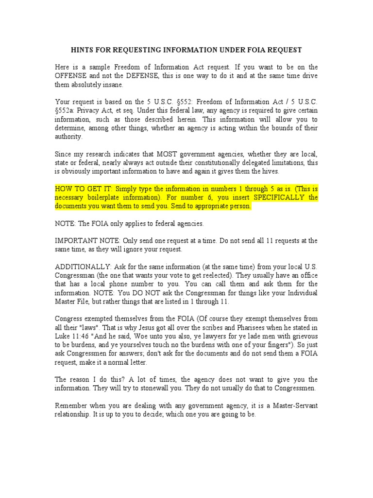 Foia Strategy Irs | Freedom Of Information Act (United States ...