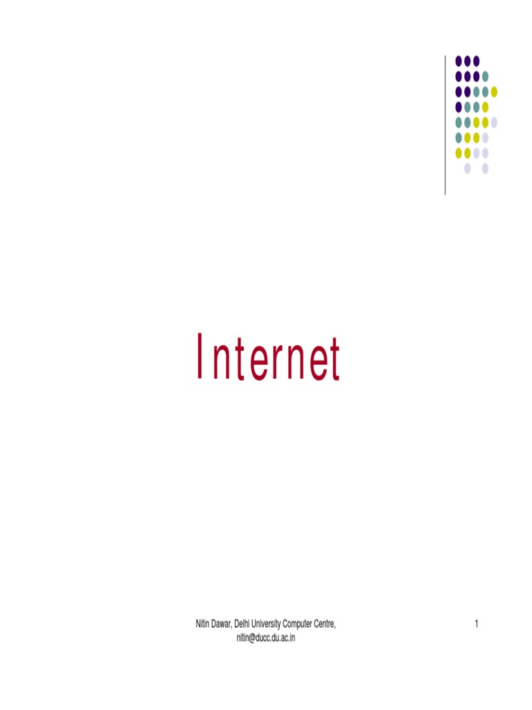 An Introduction to the Internet: A Comprehensive Overview of Internet ...