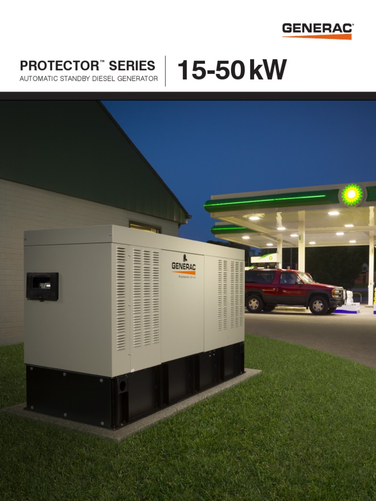Generac Protector Series - Brochure | PDF | Diesel Engine | Electric ...