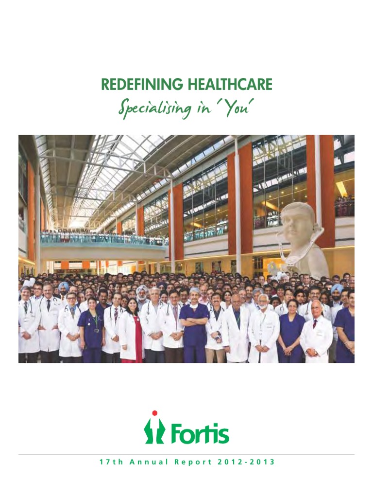 Fortis AR 2012-13 | PDF | Cardiology | Health Care