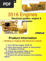 Caterpillar 3516C Genset Specification Sheets | Battery Charger | Engines