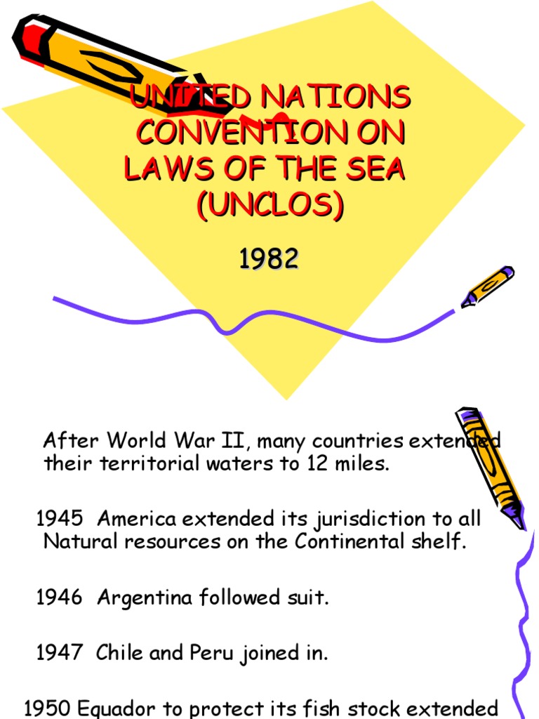 United Nations Convention On Laws of The Sea (Unclos) | PDF ...