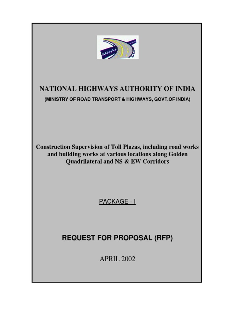National Highways Authority of India | PDF