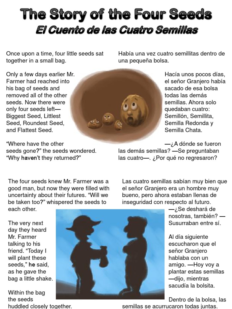 El Cuento de Las Cuatro Semillas - Story of The Four Seeds | PDF
