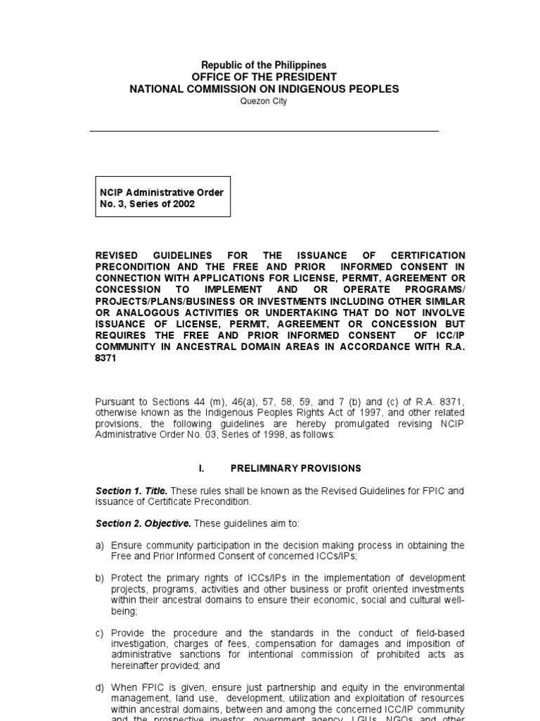 Administrative Order No. 3, s. 2002 | Intellectual Property ...