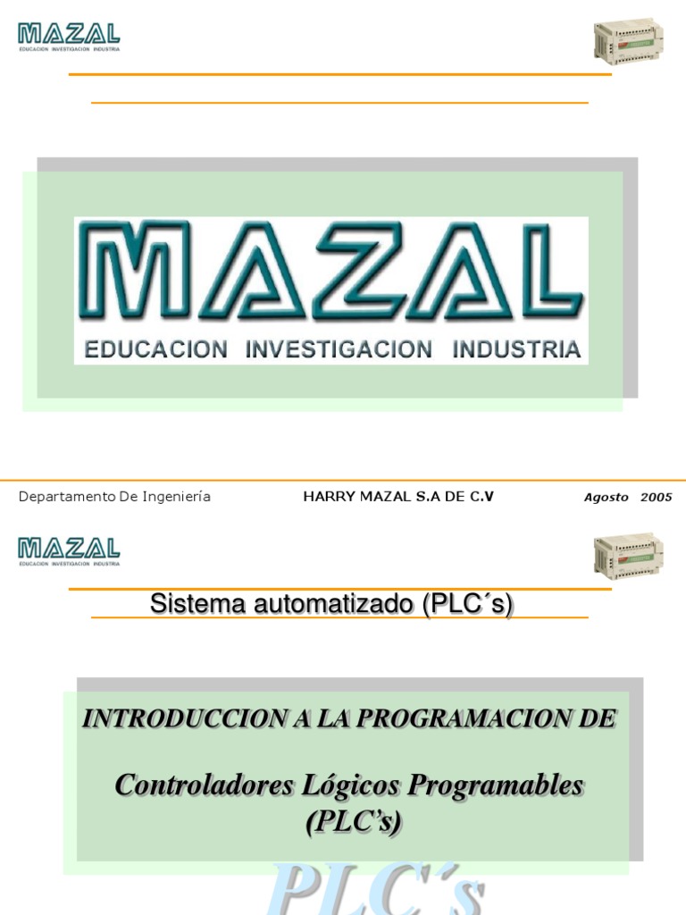 Programcion PLC 5-05 | PDF | Controlador lógico programable | Unidad ...