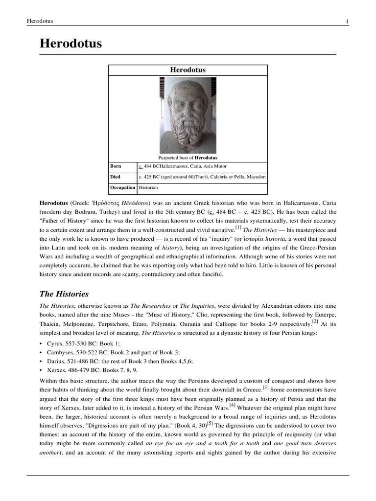 Herodotus | PDF | Herodotus