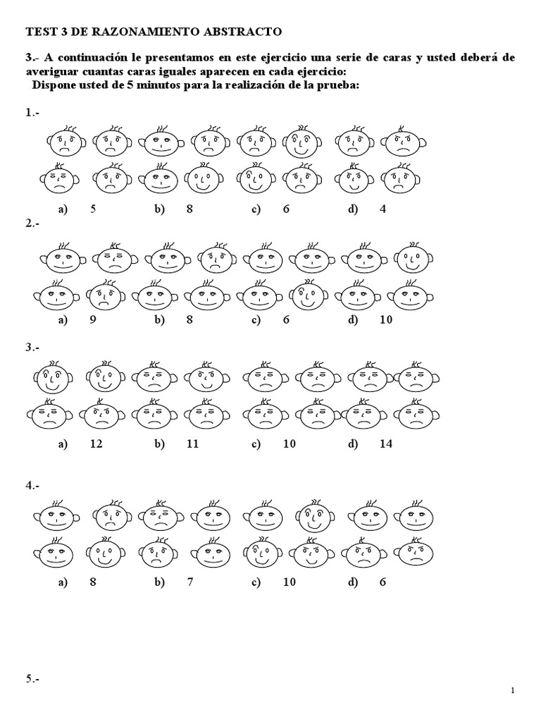 Test de Razonamiento Abstracto 3 | PDF | Métodos y materiales de enseñanza