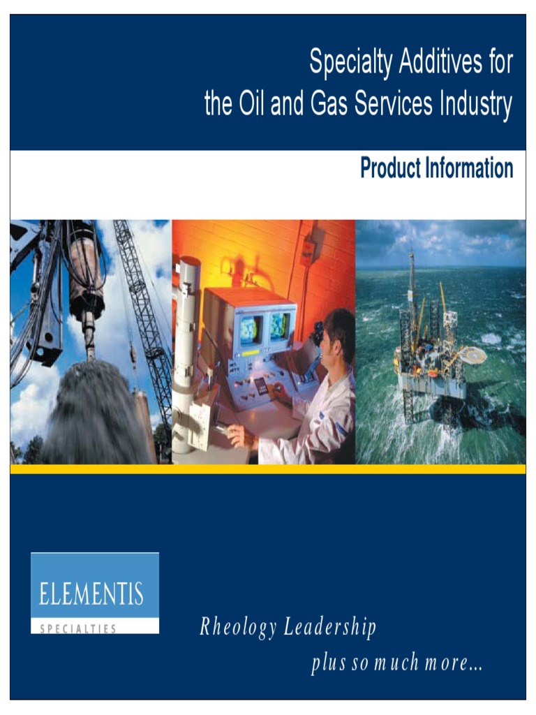 Elementis Oilfield Products | PDF | Rheology | Petroleum