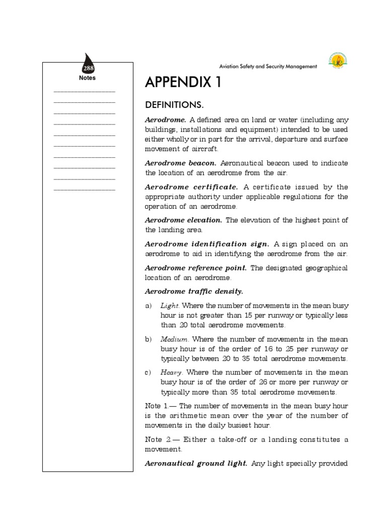 Appendix 1: Definitions | PDF | Aerospace Engineering | Aerospace