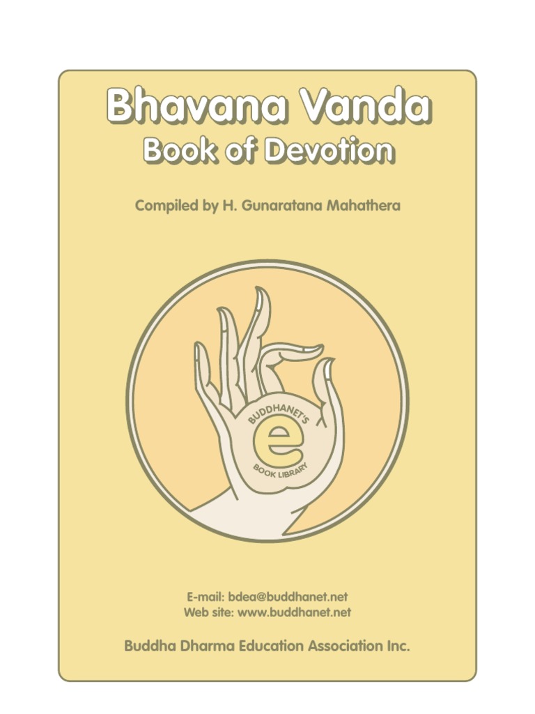 Bhavana Vandana - Book of Devotion | Gautama Buddha | Religious Faiths
