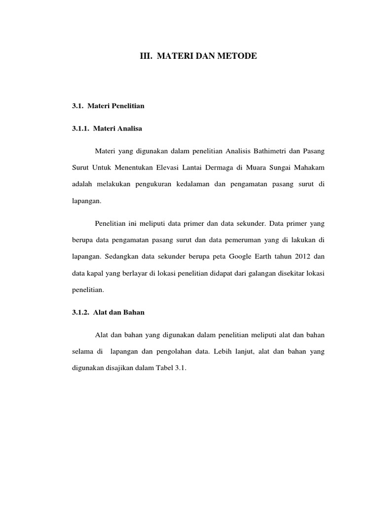 03 Metode Pemeruman Di Mahakam PDF | PDF