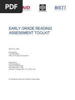 Total Score: Egra Scoring Template S.Y. 2021-2022 | PDF | Cognitive ...